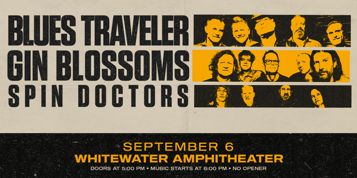 Blues Traveler with Gin Blossoms at Turtle Creek Stadium, Turtle Creek ...
