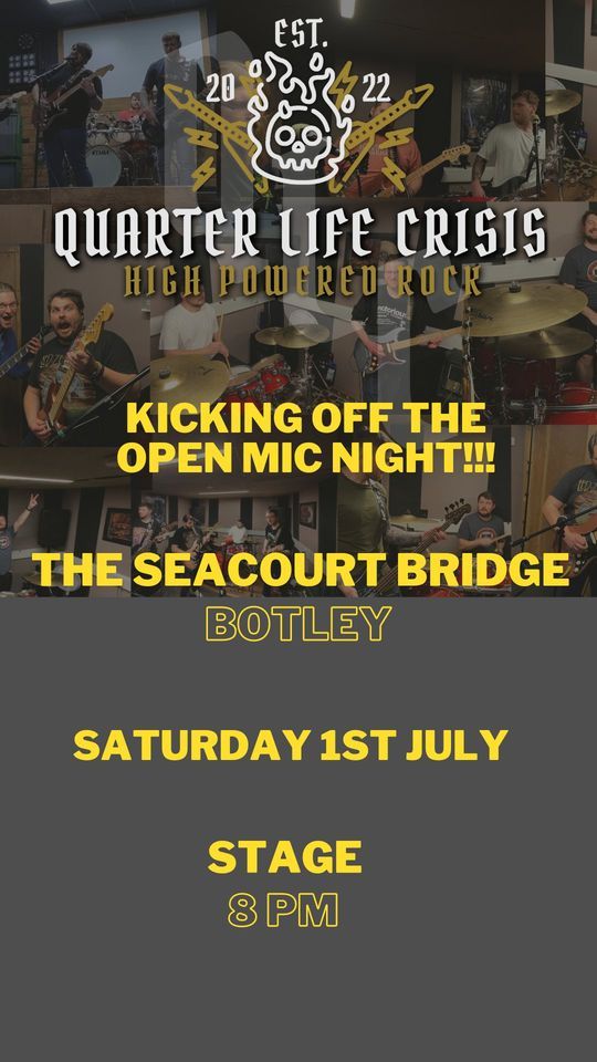 QLC at the Seacourt Arms Open Mic Night, The Seacourt Bridge, Oxford, 1 ...