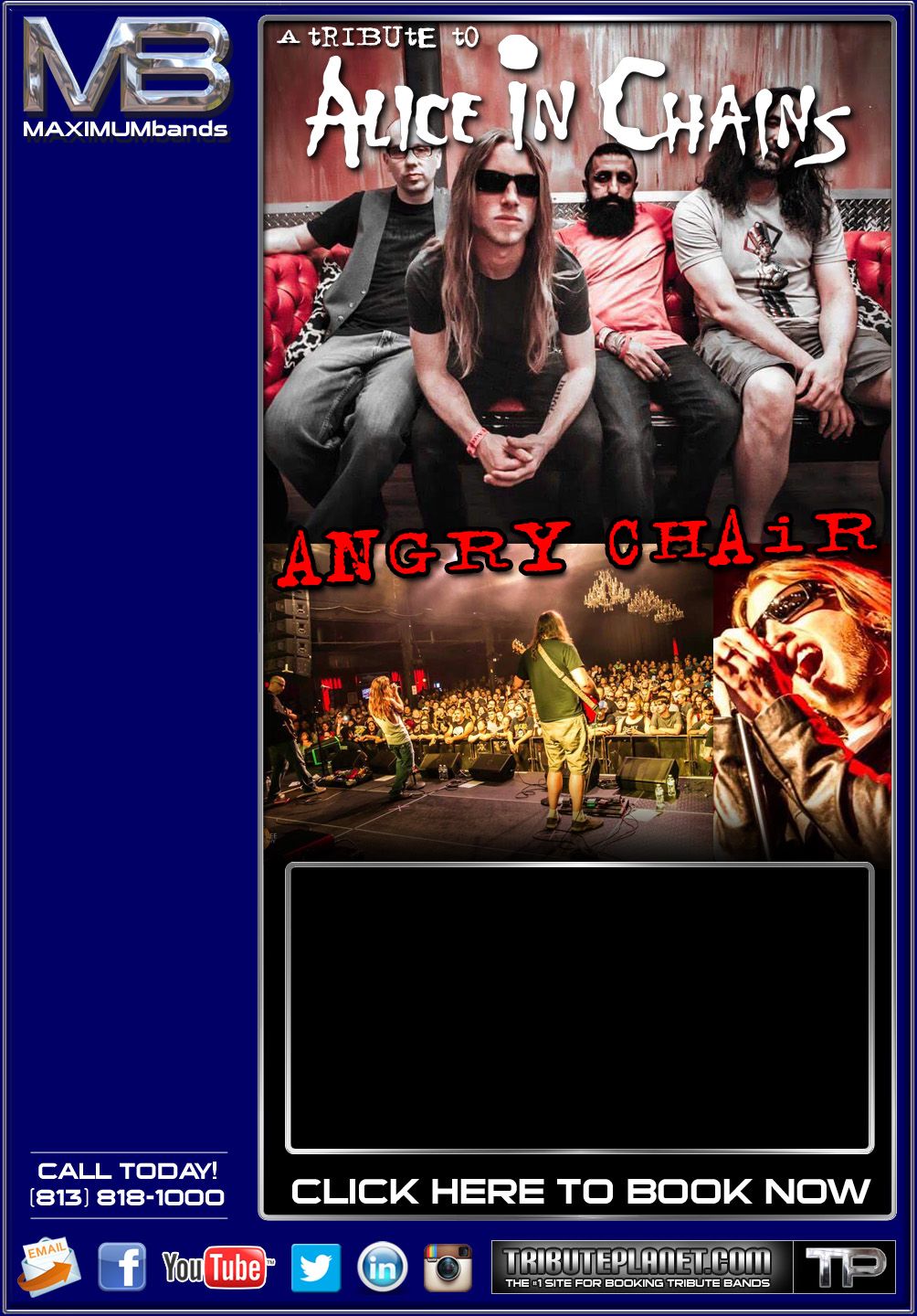Angry Chair - Alice In Chains Tribute, Hooligans - NC, Jacksonville, 29 ...