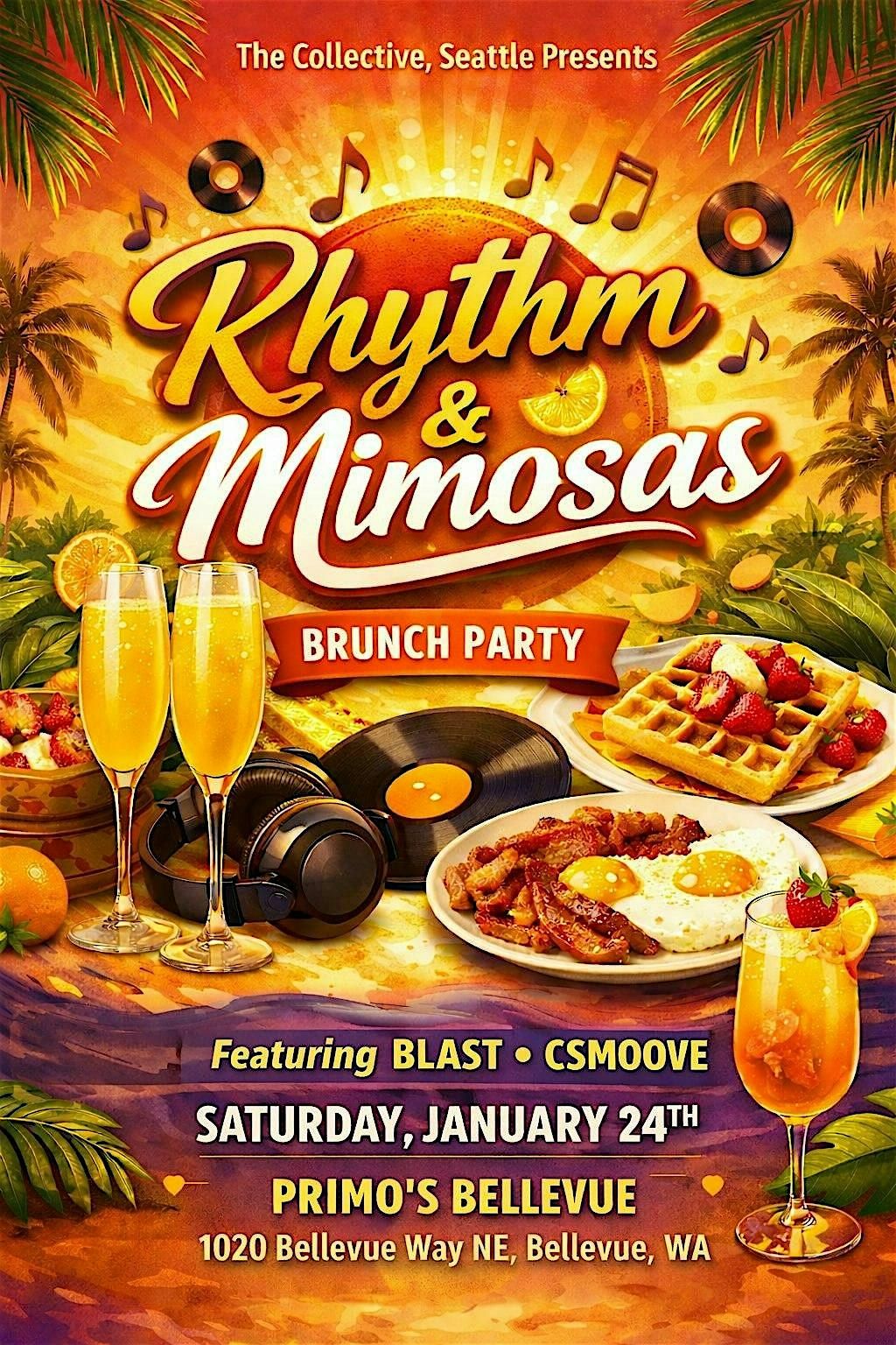 Rhythm & Mimosas, the brunch party!, Primo's Bellevue, 24 January 2026 ...