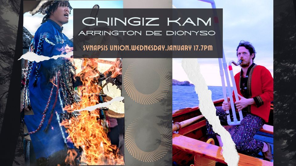 Chingiz Kam and Arrington De Dionyso at Synapsis, 1675 Union Street ...