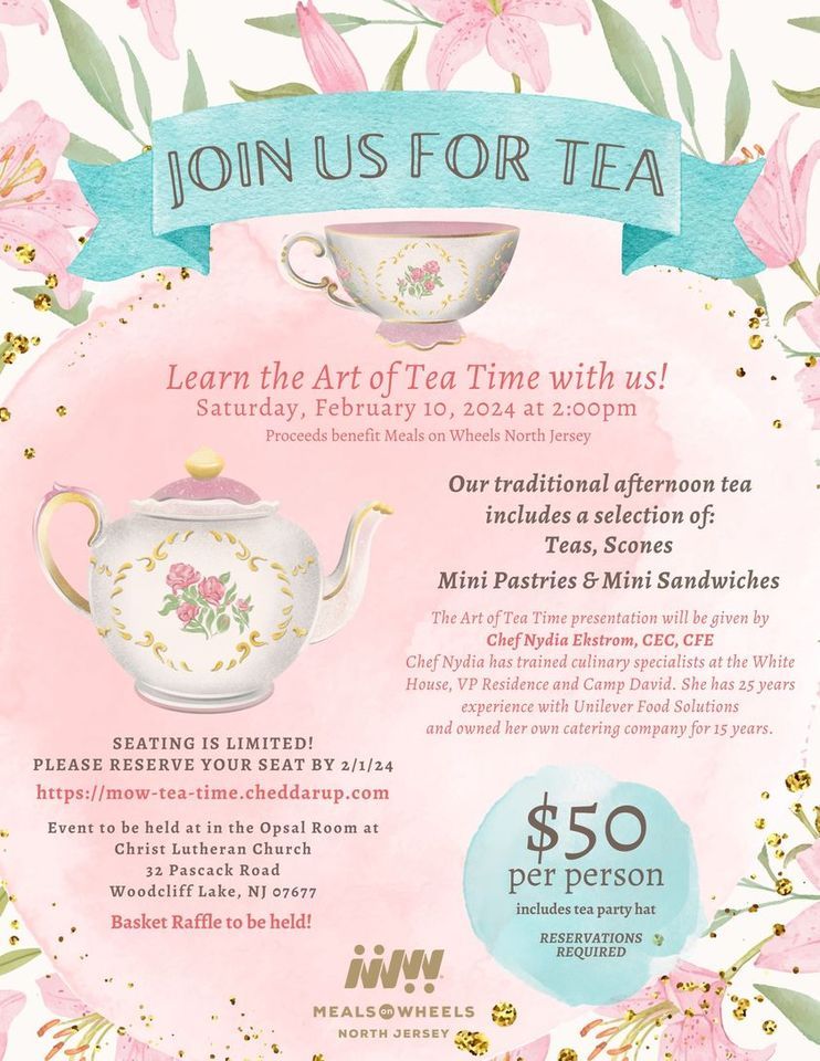 The Art of Tea - traditional afternoon tea party, Christ Lutheran ...