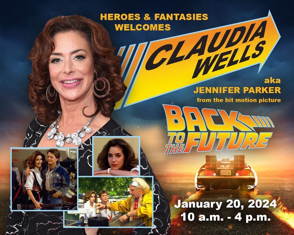 Meet Back to the Future star, Claudia Wells, Heroes and Fantasies (San Antonio), January 20 2024 ...