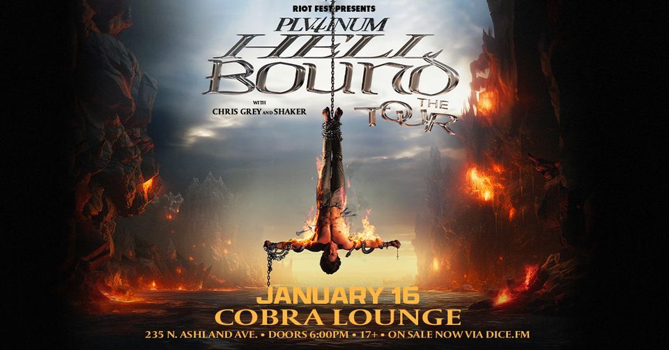 PLVTINUM - Cobra Lounge, Cobra Lounge, Chicago, 16 January 2024 ...