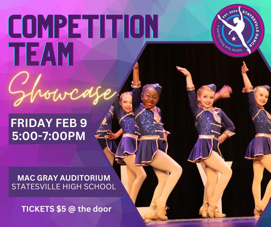 Statesville Dance Competition Team Showcase , Mac Gray Auditorium ...