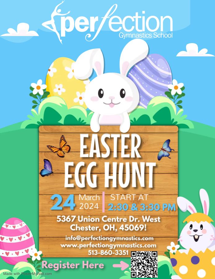 Perfection Gymnastics Easter Egg Hunt, 5637 Union Centre Dr, West ...