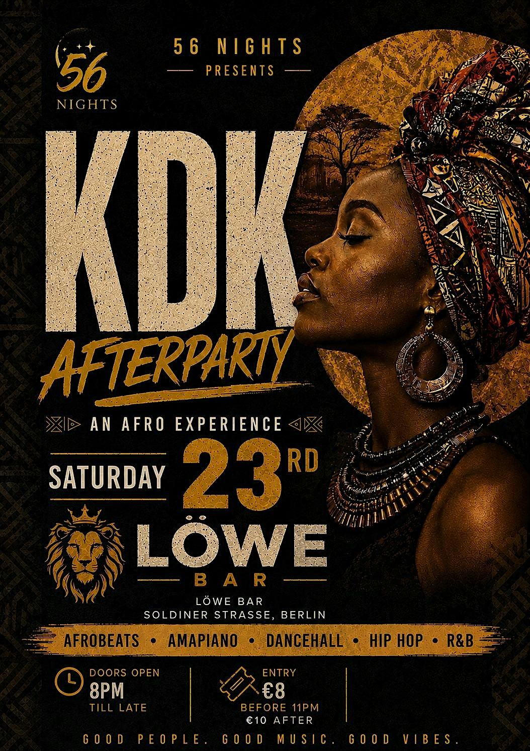 KDK AFTERPARTY TILL LATE by 56 Nights, Löwe Bar, Berlin, 23 May 2026 ...