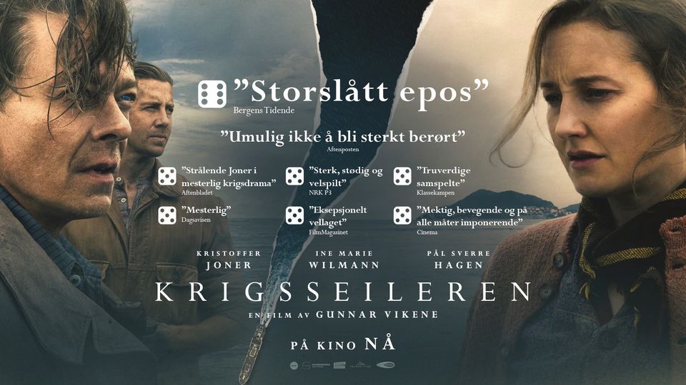 Gratis seniorkino KRIGSSEILEREN, Karmøy Kino, Kopervik, 23 September ...