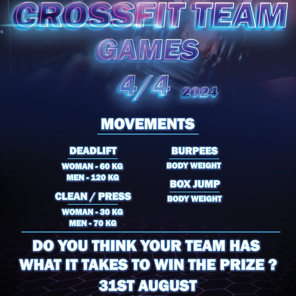 Crossfit team games 4/4 2024, Arch 2 CrossFit Putney, Wimbledon, 31 ...