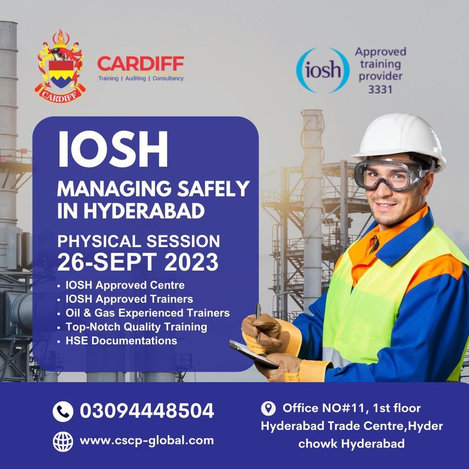 IOSH Managing Safely V5.0 UK in Hyderabad , Hyderabad Sindh Pakistan ...