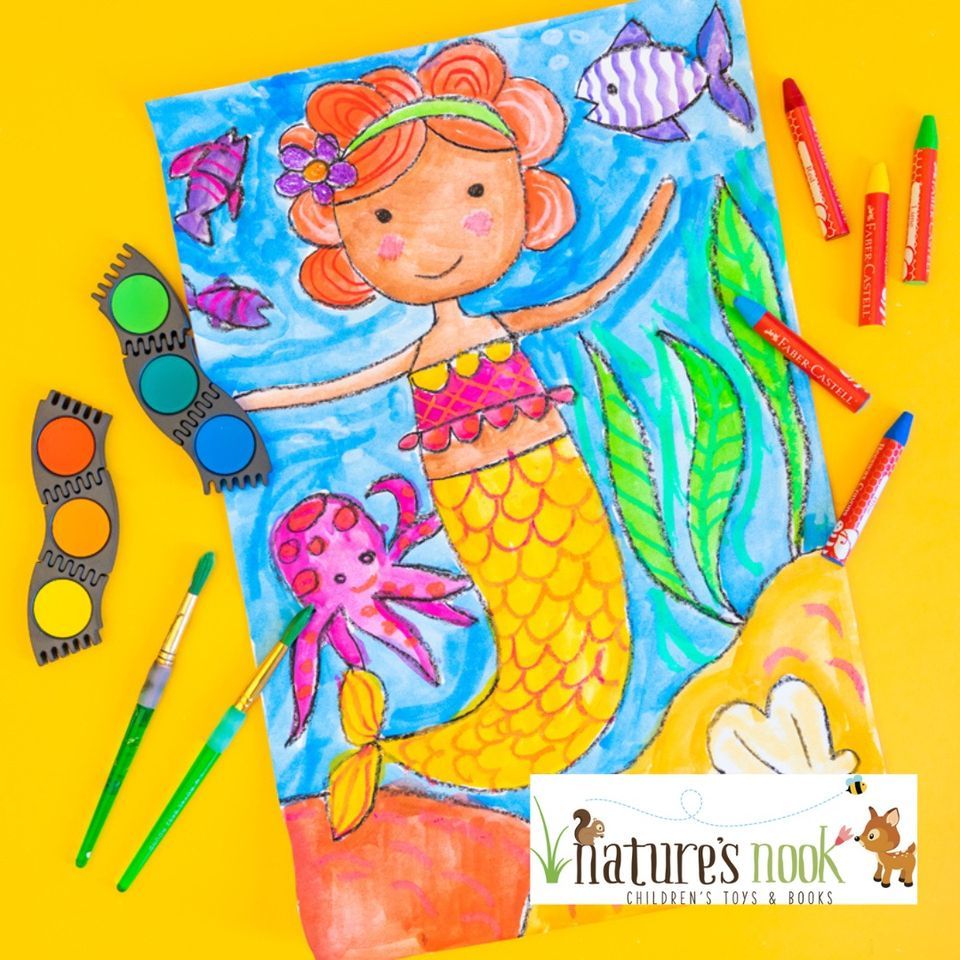 June Under The Sea Art Classes Ages 5-12 yr, Nature's Nook Children's Toys & Books, Minot, 7 ...