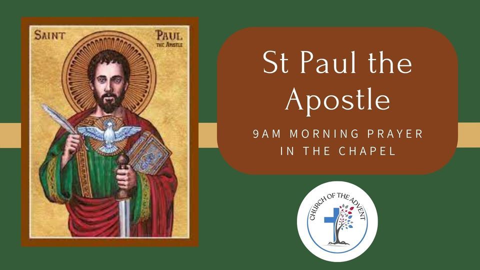 Morning Prayer: The Conversion of St. Paul the Apostle, Episcopal ...