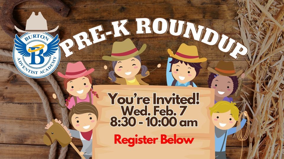 Pre-K Roundup, Burton Adventist Academy, Arlington, February 7 2024 ...