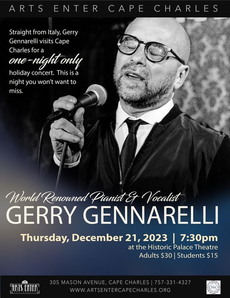 An Italian Christmas with GERRY GENNARELLI, Historic Palace Theatre ...