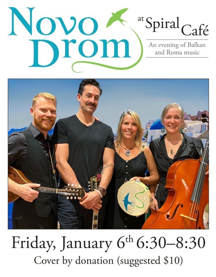 Novo Drom at The Spiral, Spiral Cafe, Victoria, 6 January 2023 ...