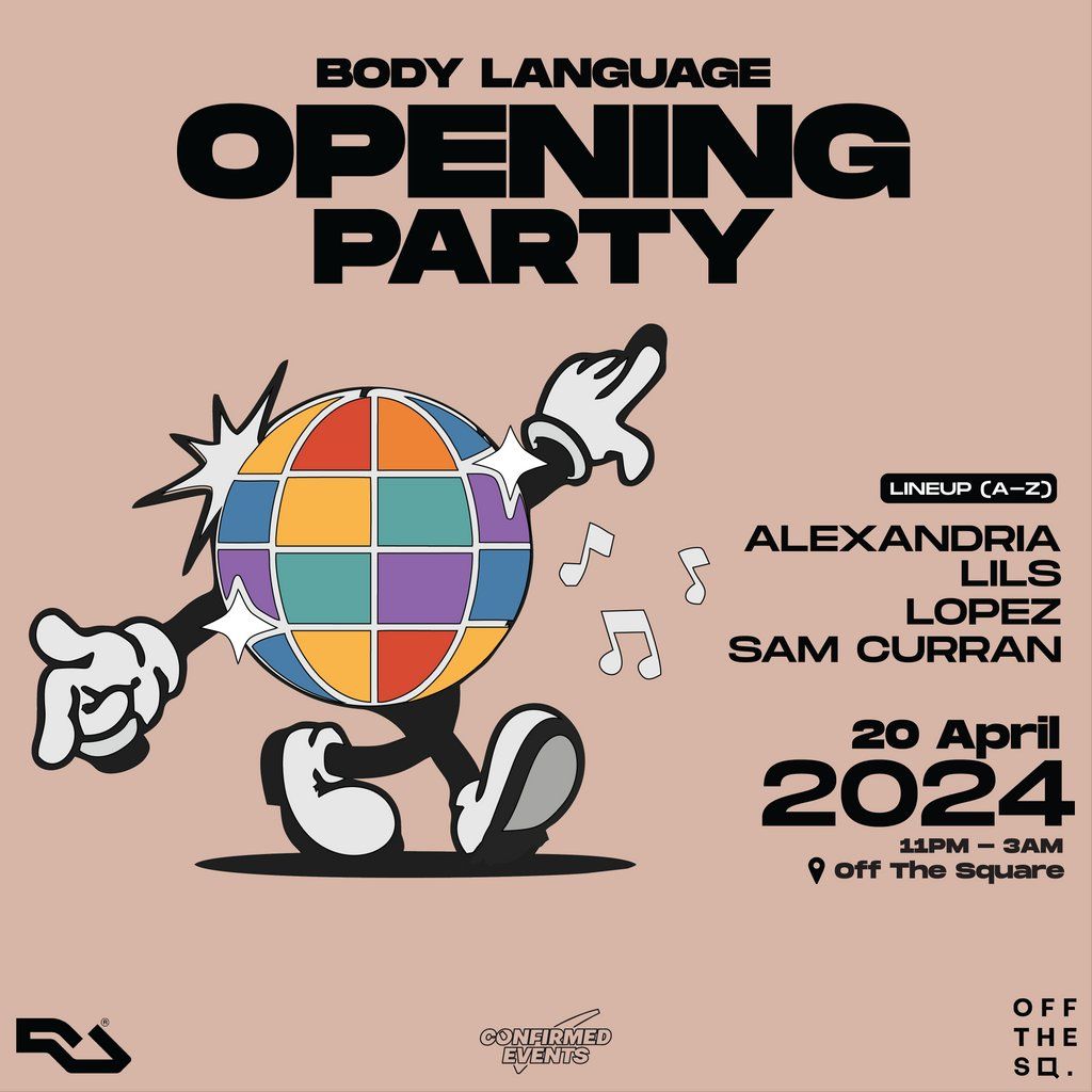 Body Language: The Opening Party, Off The Square, Manchester, 20 April ...