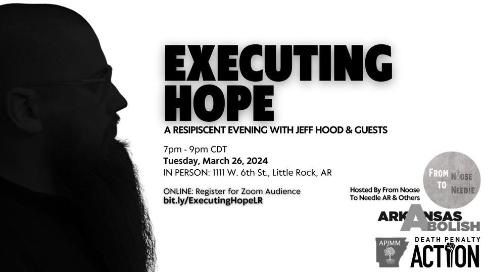 Executing Hope: An Evening with Rev. Dr. Jeff Hood, Online event ...