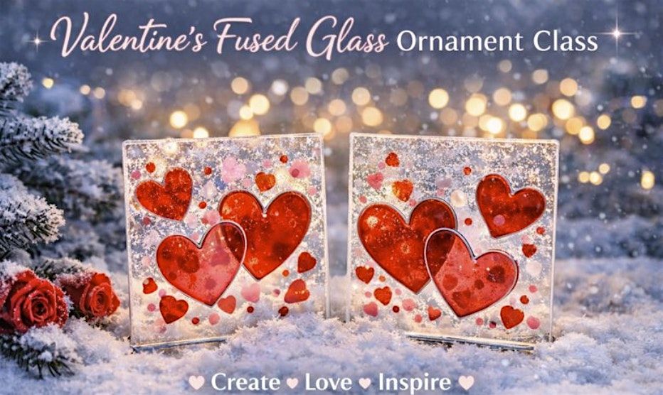 Copy of ️ Valentine’s Fused Glass Ornament Class, Baltic Art Studio ...