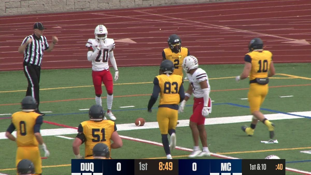 Robert Morris Colonials at Merrimack Warriors Football at Duane Stadium ...