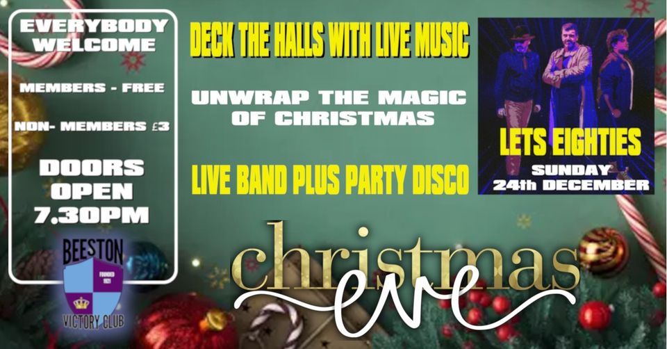 Lets Eighties LIVE at Beeston Victory Club!, Beeston Victory Club ...