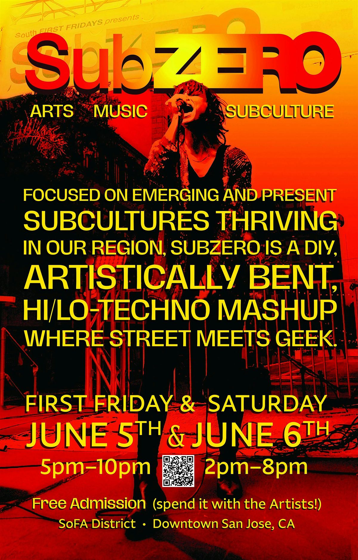 SubZERO Arts Music Subculture Festival, SoFA District, downtown San ...