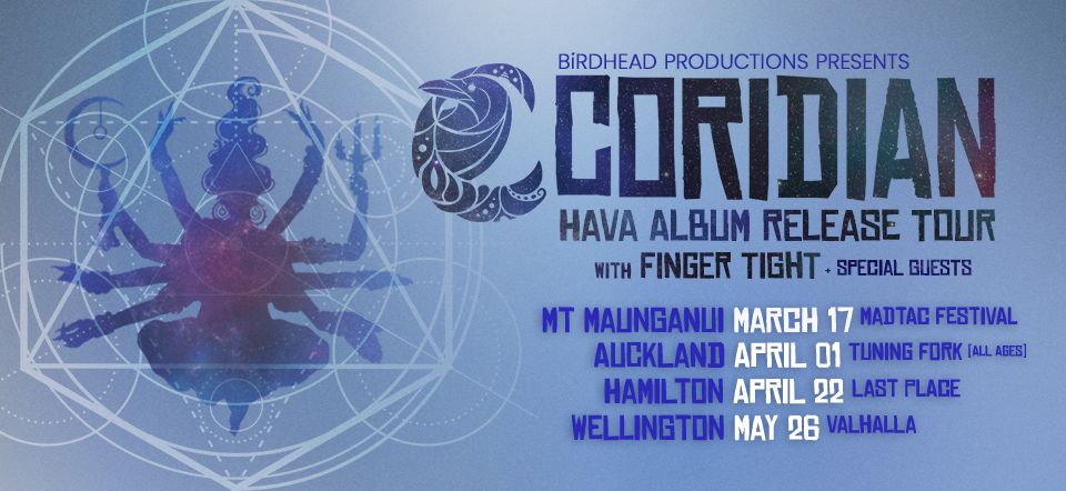 Coridian HAVA Album Release Tour-Wellington , Valhalla, Wellington, May ...