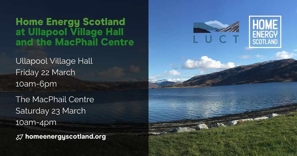 Home Energy Scotland in Ullapool, Ullapool Village Hall, Market Street ...