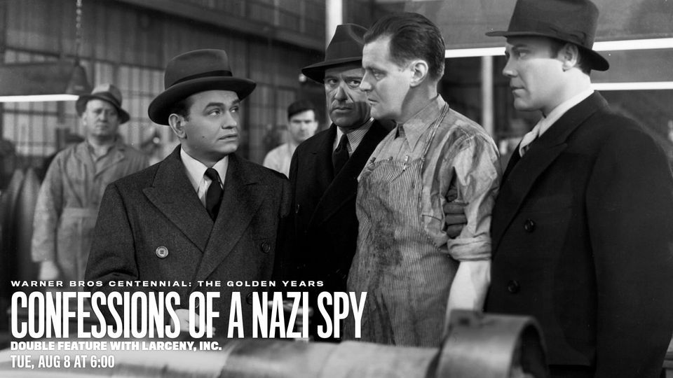 Confessions of a Nazi Spy, Brattle Theatre, Cambridge, 8 August 2023 ...