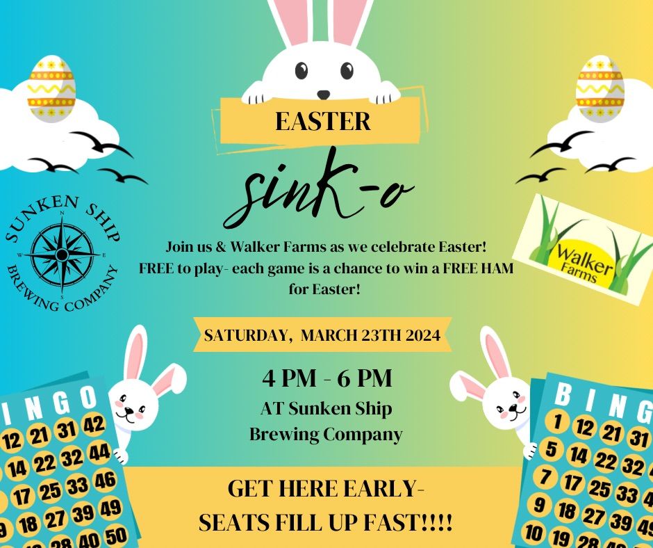 Easter Ham Sink-O, Sunken Ship Brewing Company, Princeton, March 23 ...