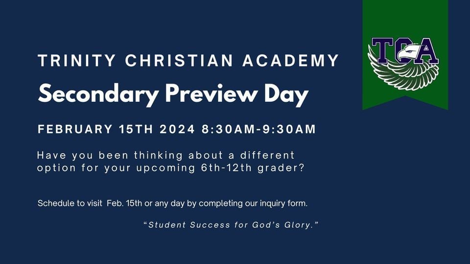 TCA Secondary Preview Day, 4954 East I-20 Service Road South 76087 ...