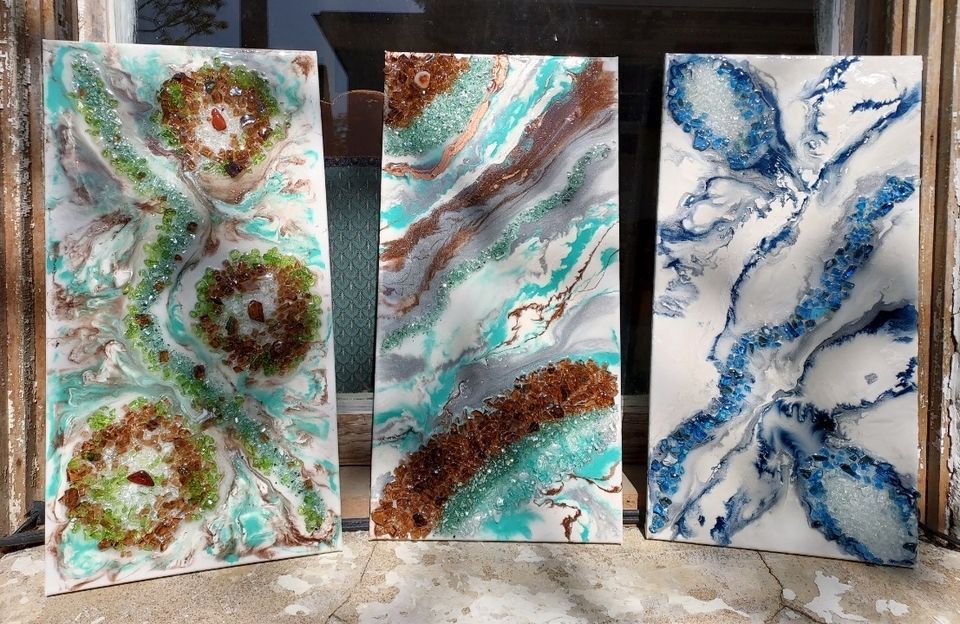 *3 Spots Left* - Shimmering Geodes: A Glass & Resin Masterclass with ...
