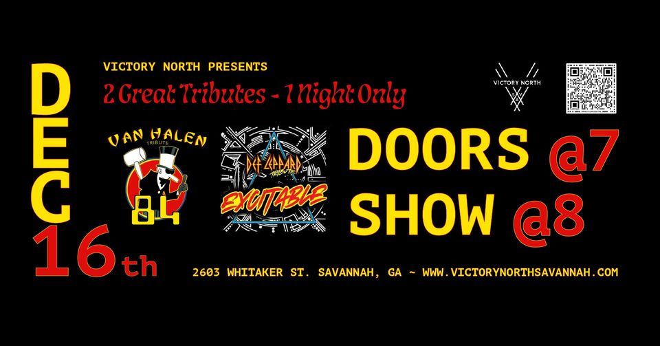 84 Van Halen Tribute W Special Guest Excitable Def Leppard Tribute