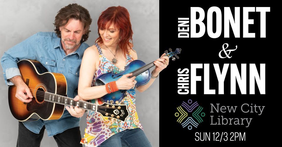 Deni Bonet & Chris Flynn at New City Library, New City Library, 3 ...