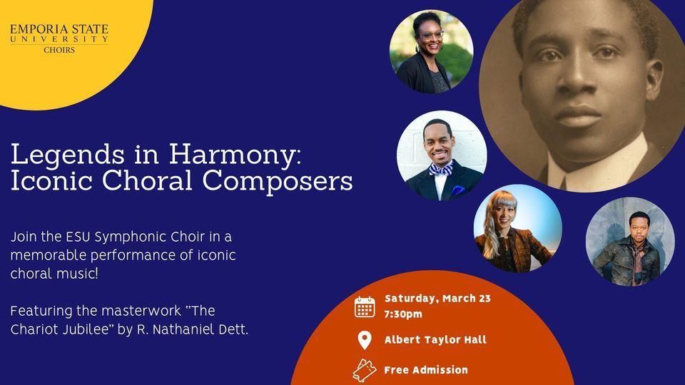 ESU Choirs Presents "Legends in Harmony: Iconic Choral Composers ...
