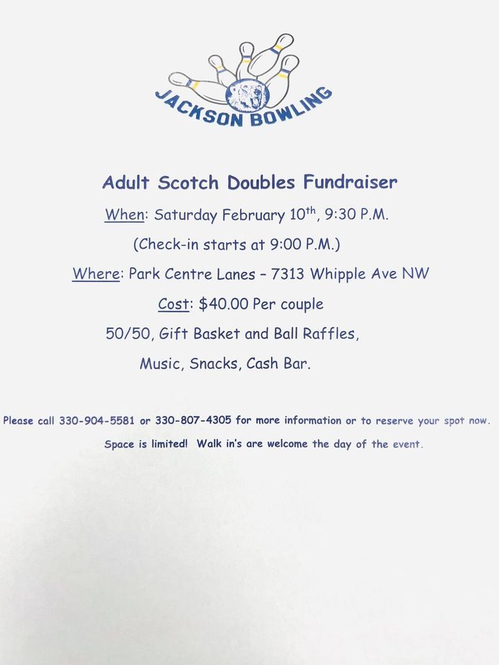 Jackson Bowling Scotch Doubles , Park Centre Lanes, North Candon, 10 ...