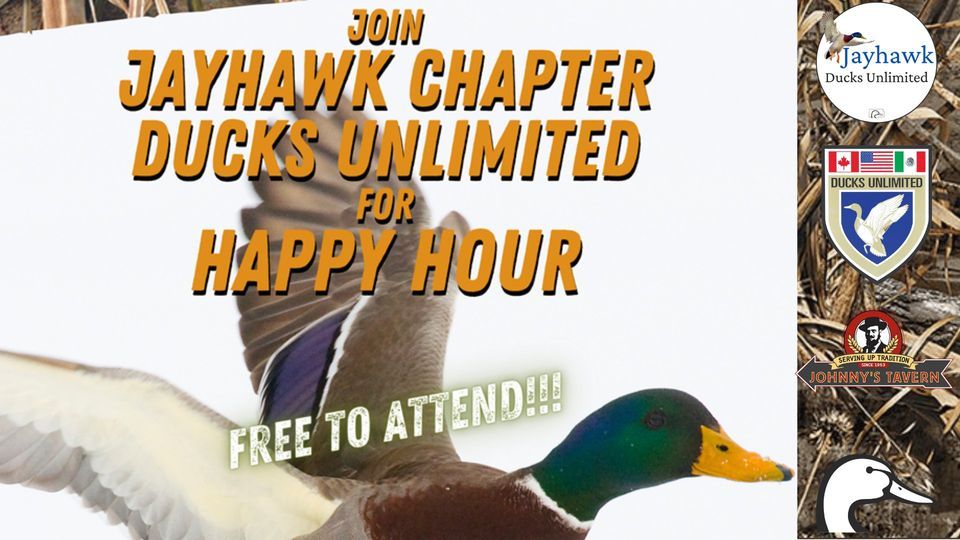 Jayhawk Chapter Ducks Unlimited Happy Hour, Johnny's Tavern in Lawrence ...