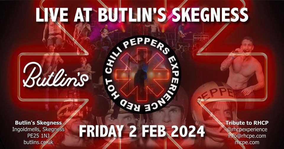 Red Hot Chili Peppers Experience | Butlins Skegness, Butlin's (Skegness ...