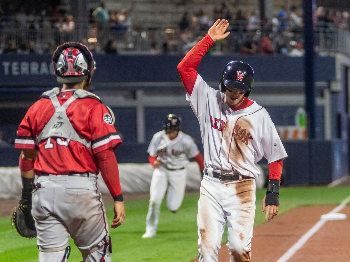 Worcester Red Sox vs. Syracuse Mets, Polar Park, Worcester, 1 April ... Worcester Red Sox vs. Syracuse Mets, Polar Park, Worcester, 1 April ...