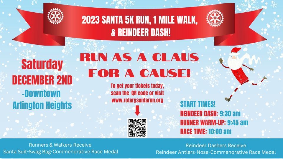 2023 Santa 5k, 1-mile walk, and Reindeer Dash! , Metropolis Performing ...