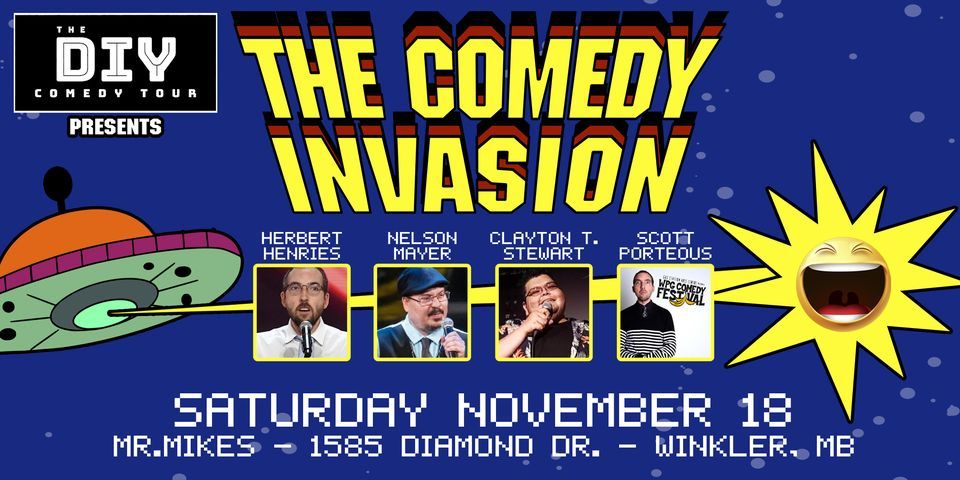 DIY Comedy Tour presents - The Comedy Invasion, Mr Mikes Steakhouse ...