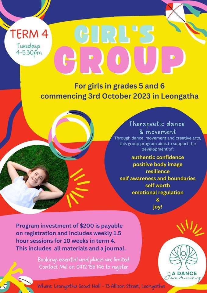 Weekly Dance and Movement Group for Girls!, Leongatha Scout Hall, 3 ...