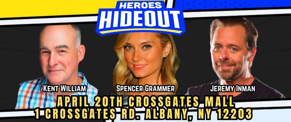 Voice Actors - Spencer Grammer, Kent Williams, and Jeremy Inman, Heroes ...