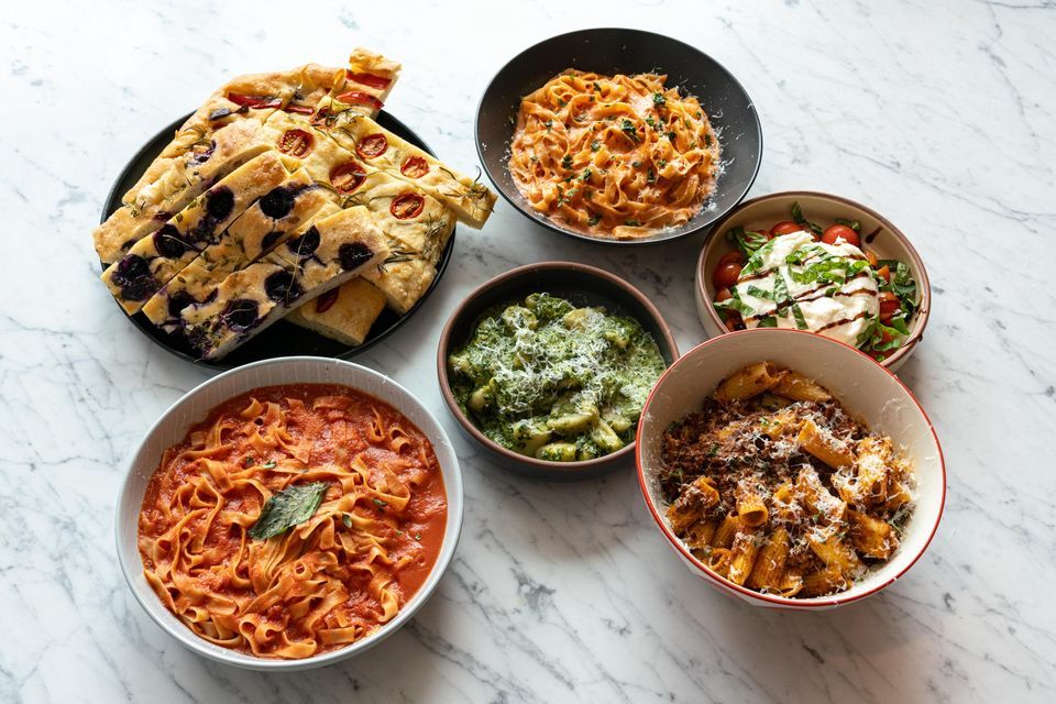 Pinwheel Pasta - GRAND OPENING TODAY! - Italian-Inspired California ...