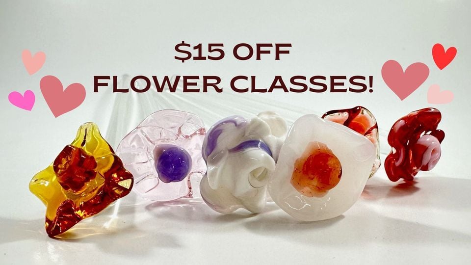 $15 Off/Person Flower Classes , Terrapin Glassblowing Studio, Jaffrey ...
