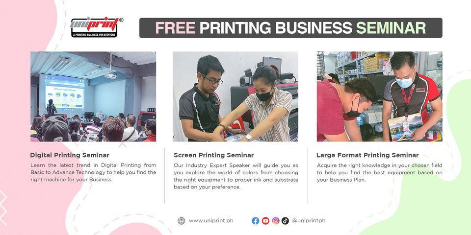 FREE Face-to-Face Printing Business Seminar with a Product Demo ...