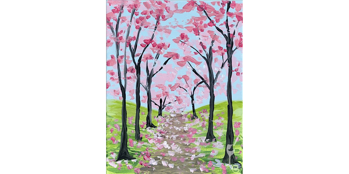 Attend Path of the Cherry Blossoms - Paint and Sip in Houston ...