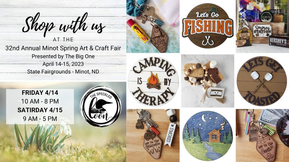 Booth at the 32nd Annual Minot Spring Big One Art & Craft Fair, North ...