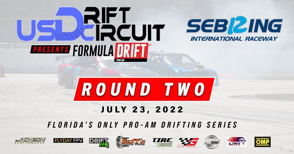 US Drift Circuit Formula Drift Pro-Am Round 2, Sebring International ...