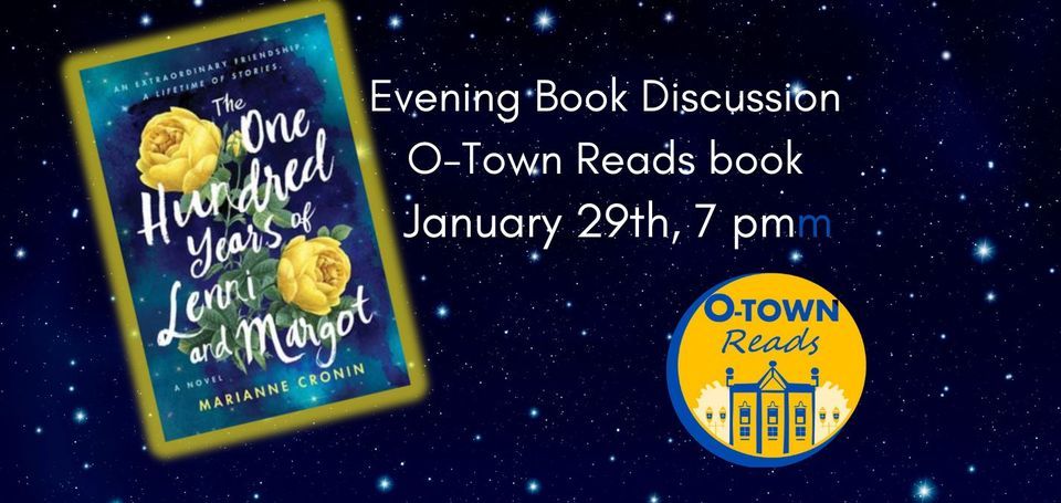 Evening Discussion O-Town Reads , Ottawa Library - Kansas, 29 January ...