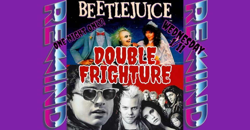 Movie Night - Beetlejuice and The Lost Boys, Rewind Dunedin, November 1 ...